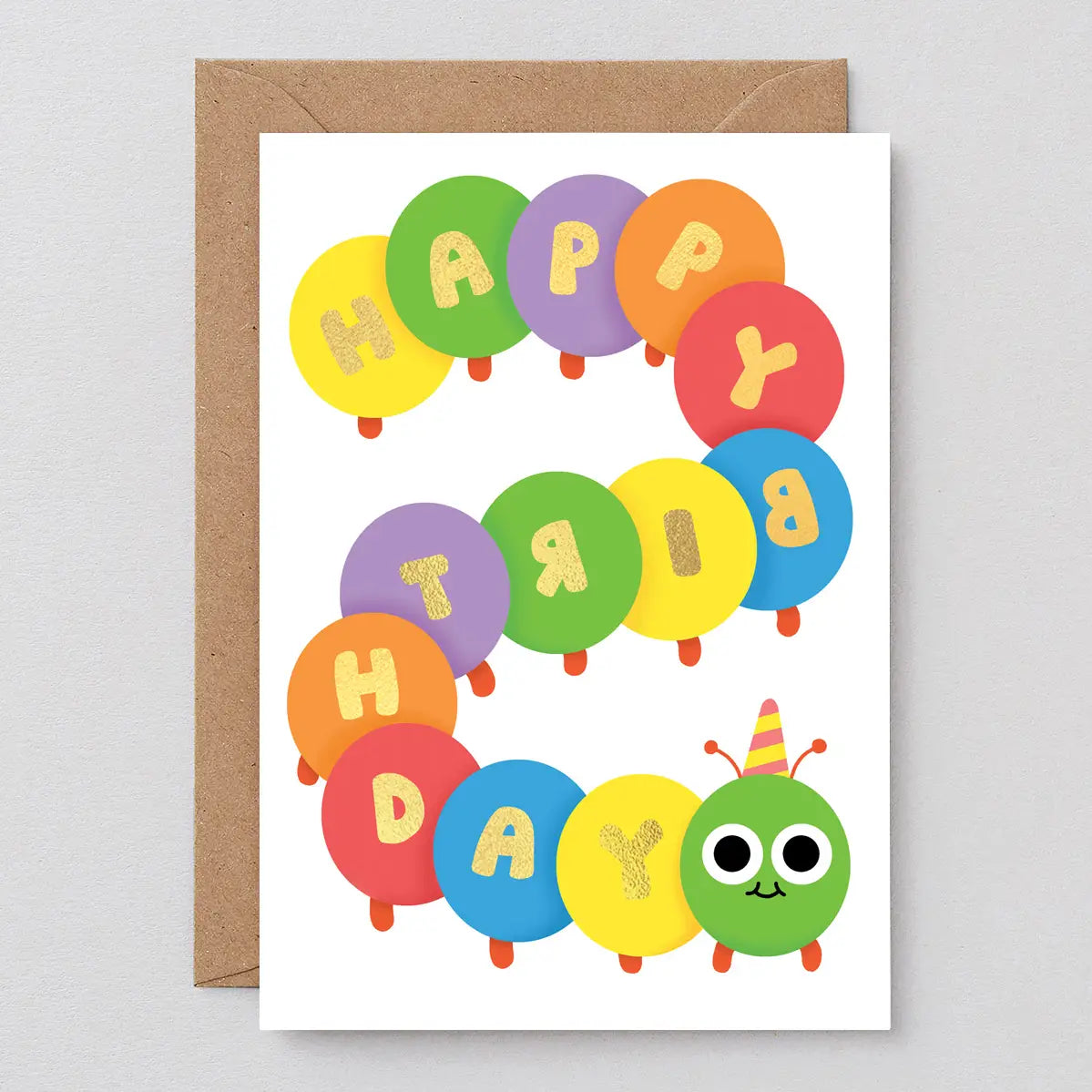 ''Happy Birthday Caterpillar '' Children's Birthday Card – folk berlin